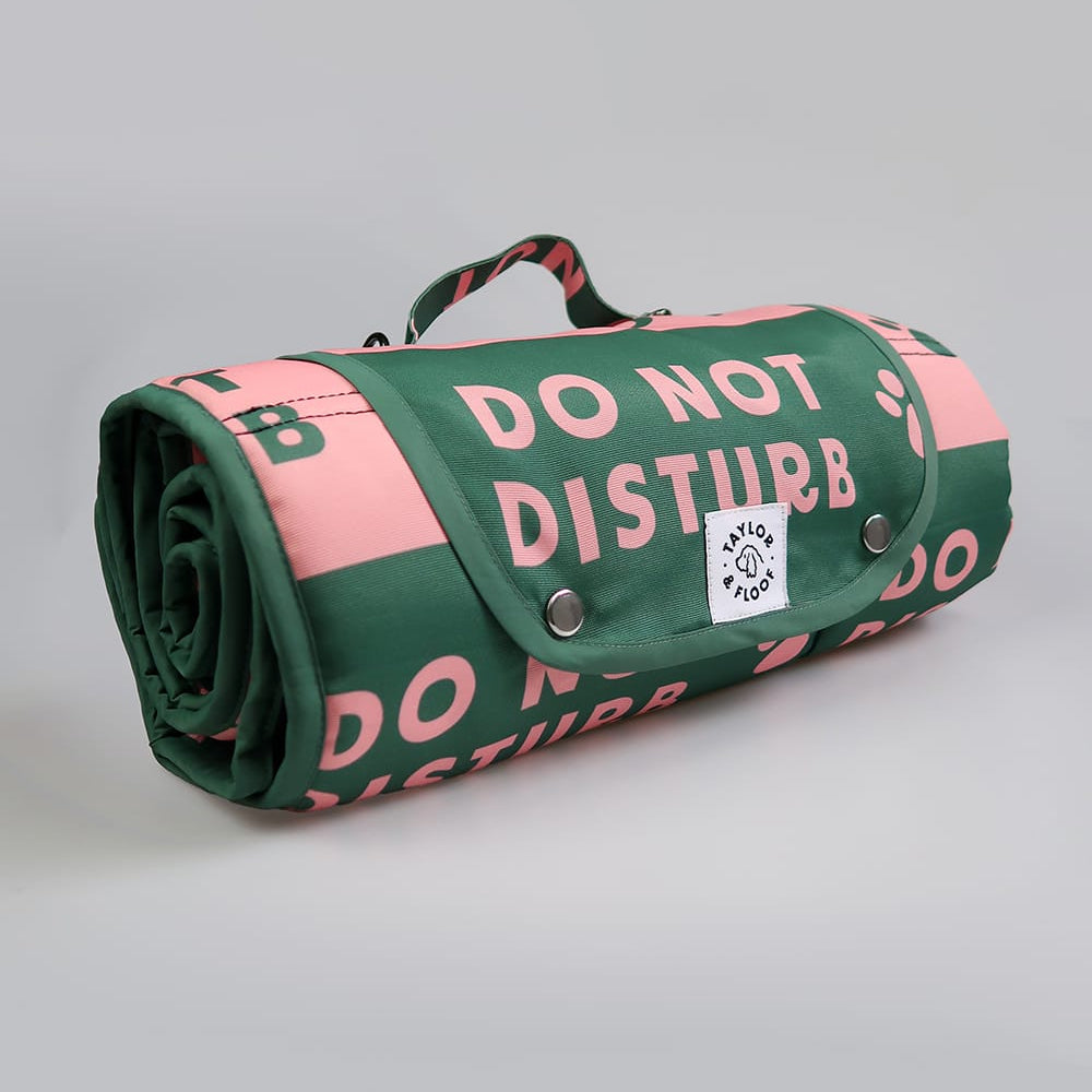 Do Not Disturb Dog Settle Mat – Training & Travel Mats | Taylor & Floof ...